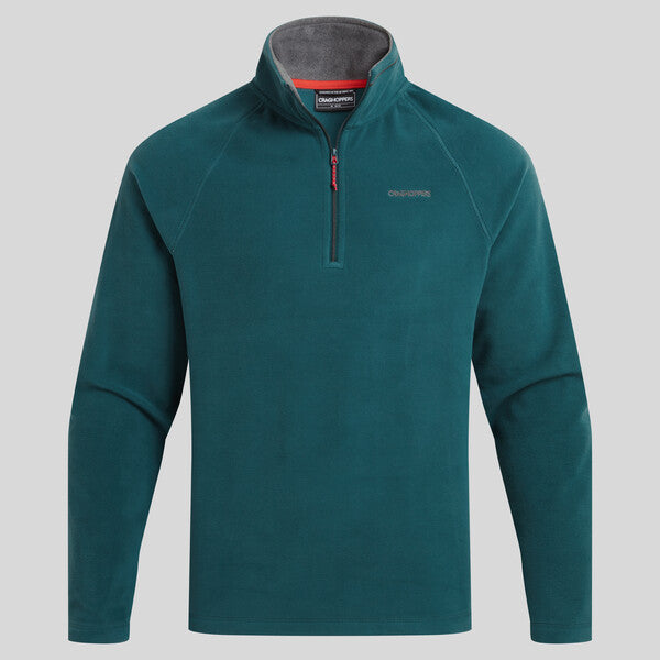 Craghoppers Men's Corey Half Zip | Deep Ocean Green – Wear It Outdoors